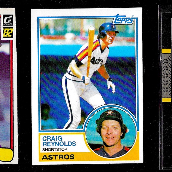 Topps | Toys | 983 Topps Craig Reynolds Houston Astros Legend | Poshmark